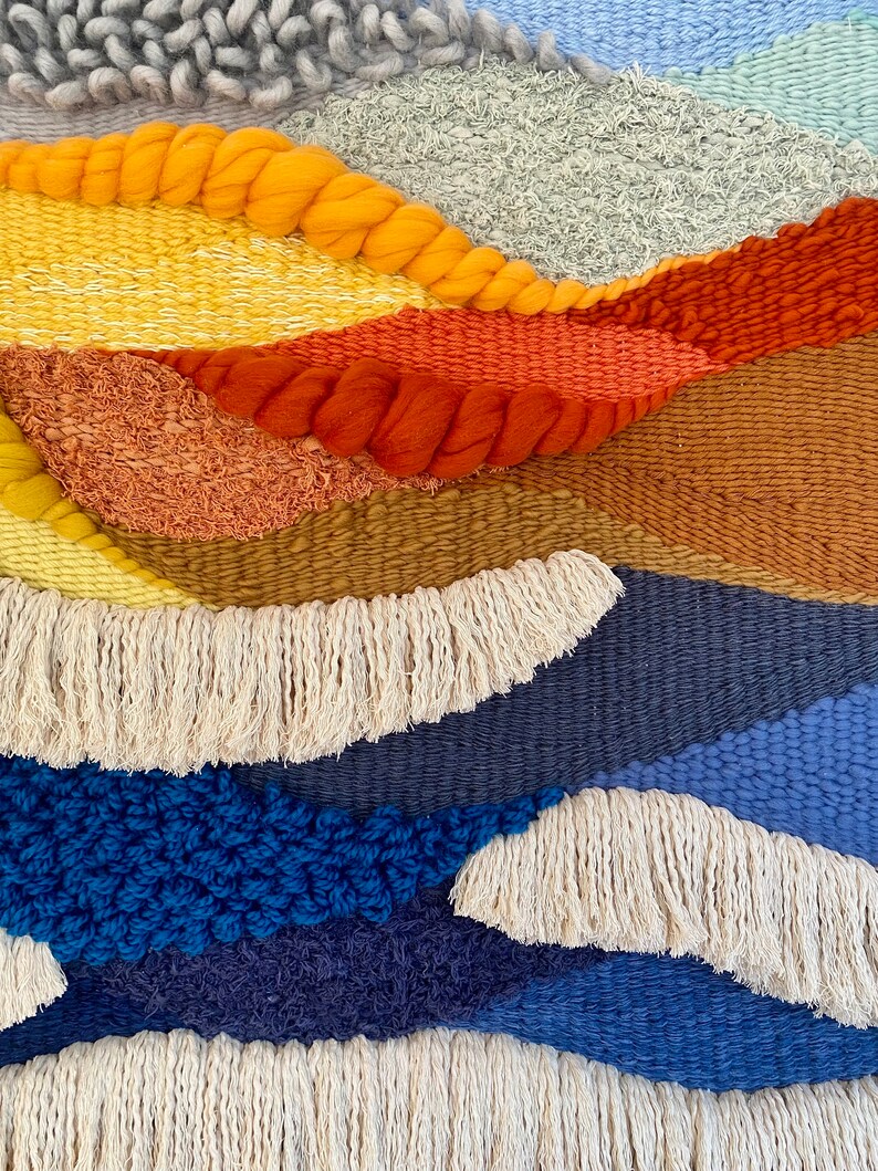 Extra Large Handwoven Wall Art Weaving Wall Hanging Tapestry Abstract ...