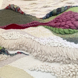 Large Handwoven Wall Art, Weaving, Wall Hanging, Tapestry, Abstract ...