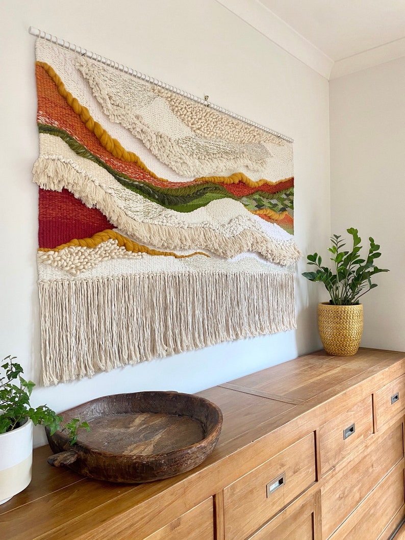 MADE TO ORDER Extra Large Handwoven Wall Hanging Weaving Tapestry ...