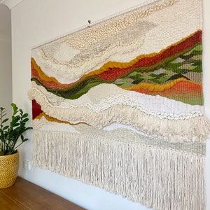 MADE TO ORDER Extra Large Handwoven Wall Hanging | Weaving | Tapestry ...