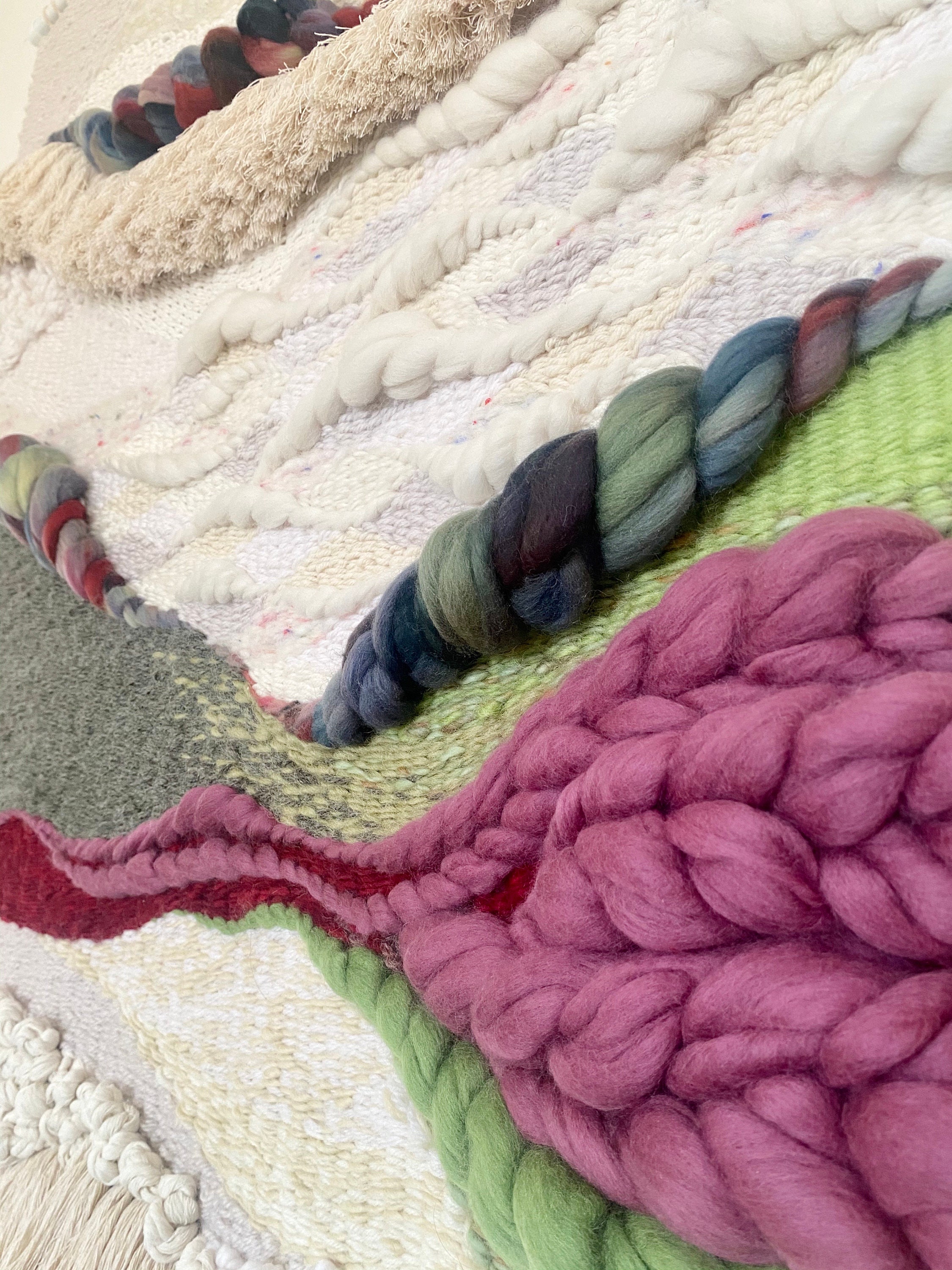 Large Handwoven Wall Art, Weaving, Wall Hanging, Tapestry, Abstract ...