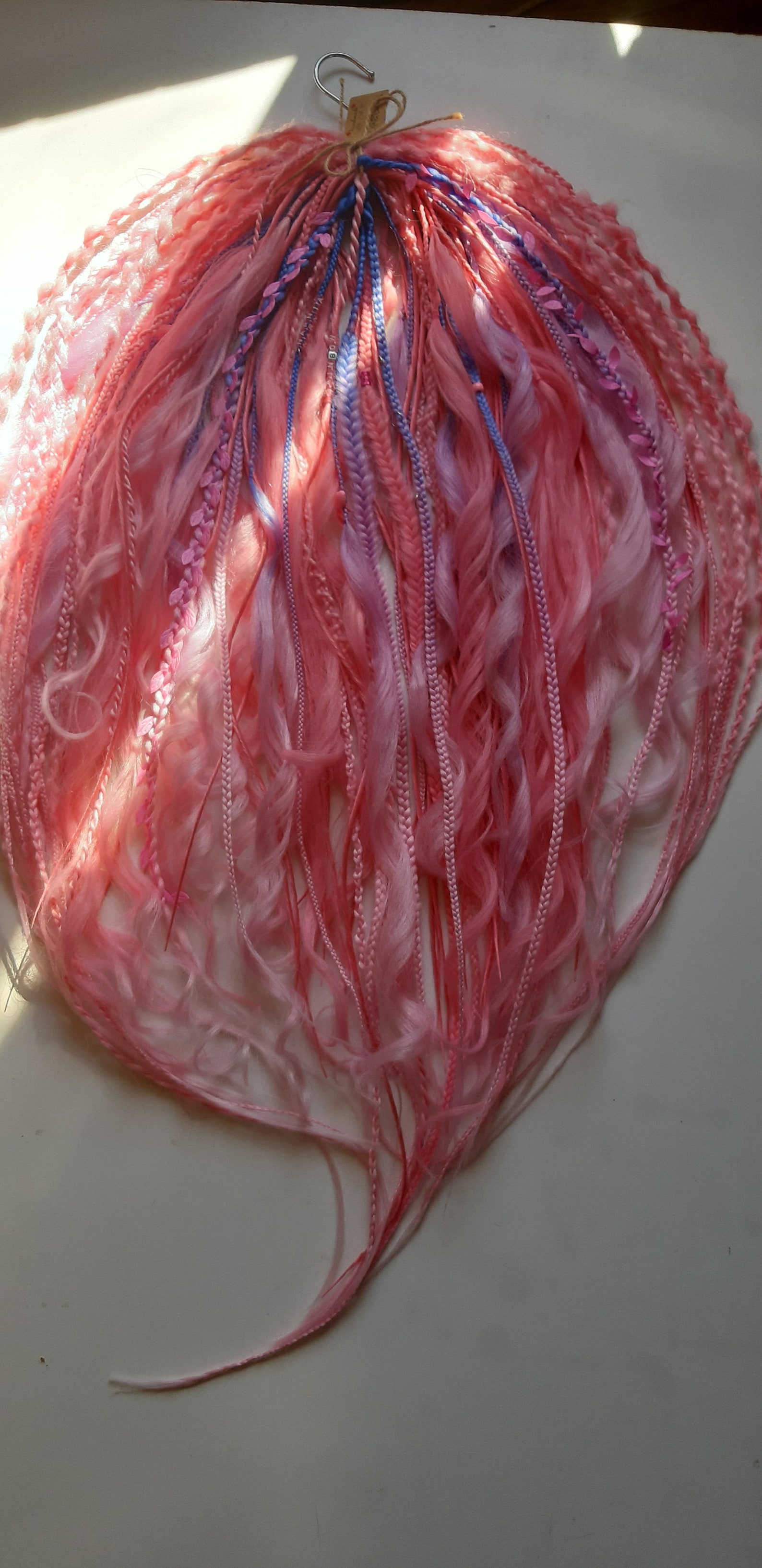 Pink Dreadlocks, Hairstyle, Crochet Dreadlocks, Braids - Etsy