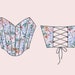 Women's Strapless Corset Bustier, Ladies Downloadable Printable PDF ...