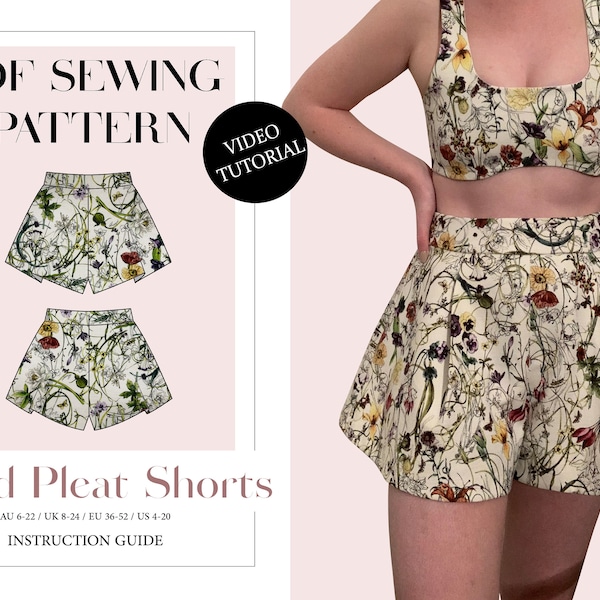 Shorts Pattern Women - Etsy