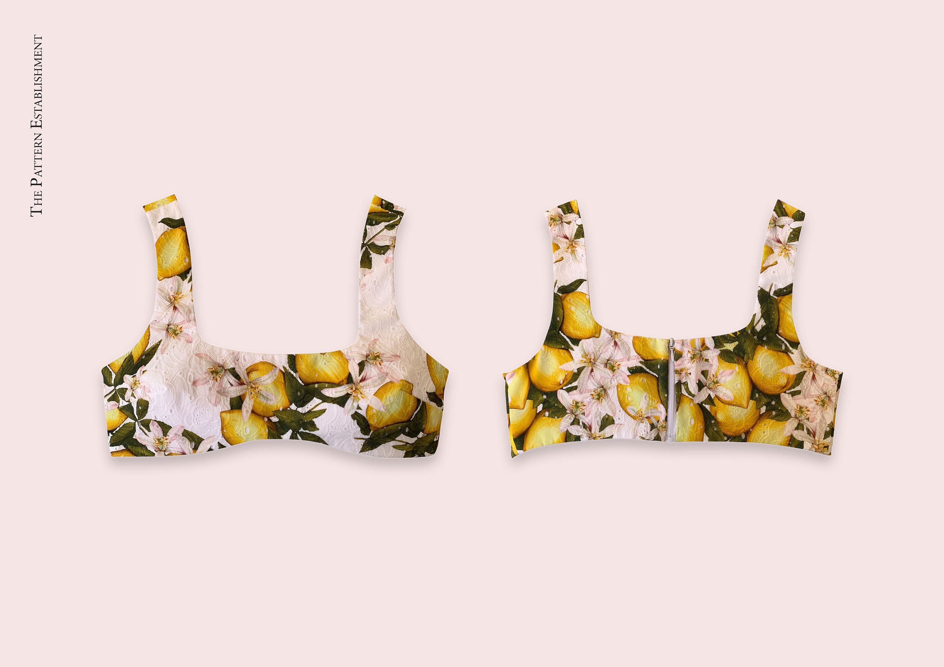 Women's U-shaped Bodice Crop Top Ladies Downloadable - Etsy