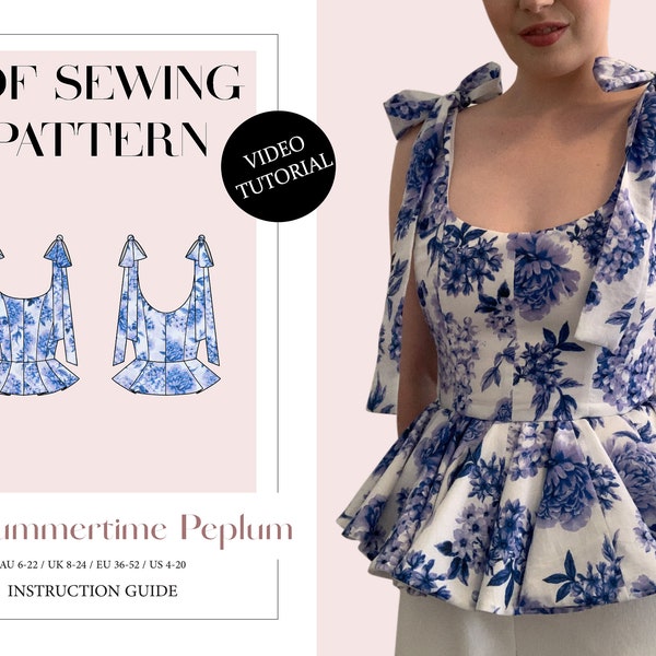 Peplum Pattern - Etsy