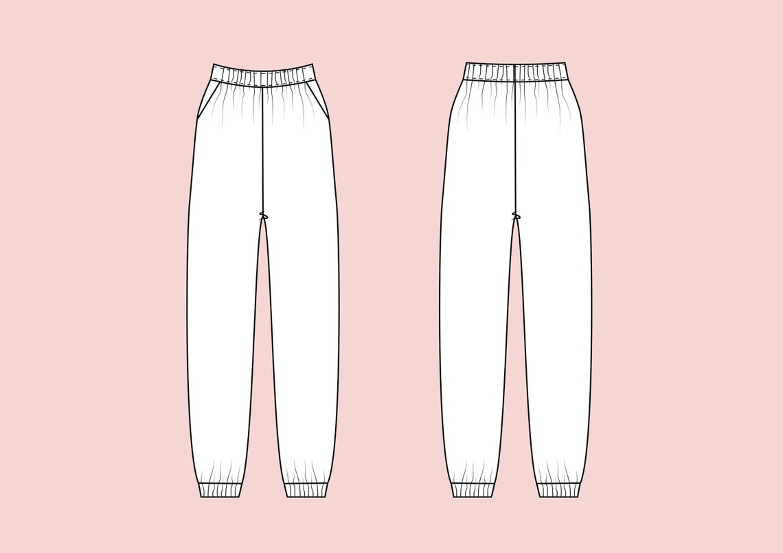 Easy Women's Sweat Shorts and Track Pants Sewing Pattern - Etsy