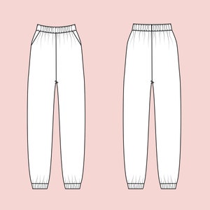 Easy, Women's Sweat Shorts and Track Pants Sewing Pattern, Ladies ...