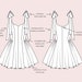 Women's Sweetheart Flounce Dress, Ladies Downloadable Printable PDF ...