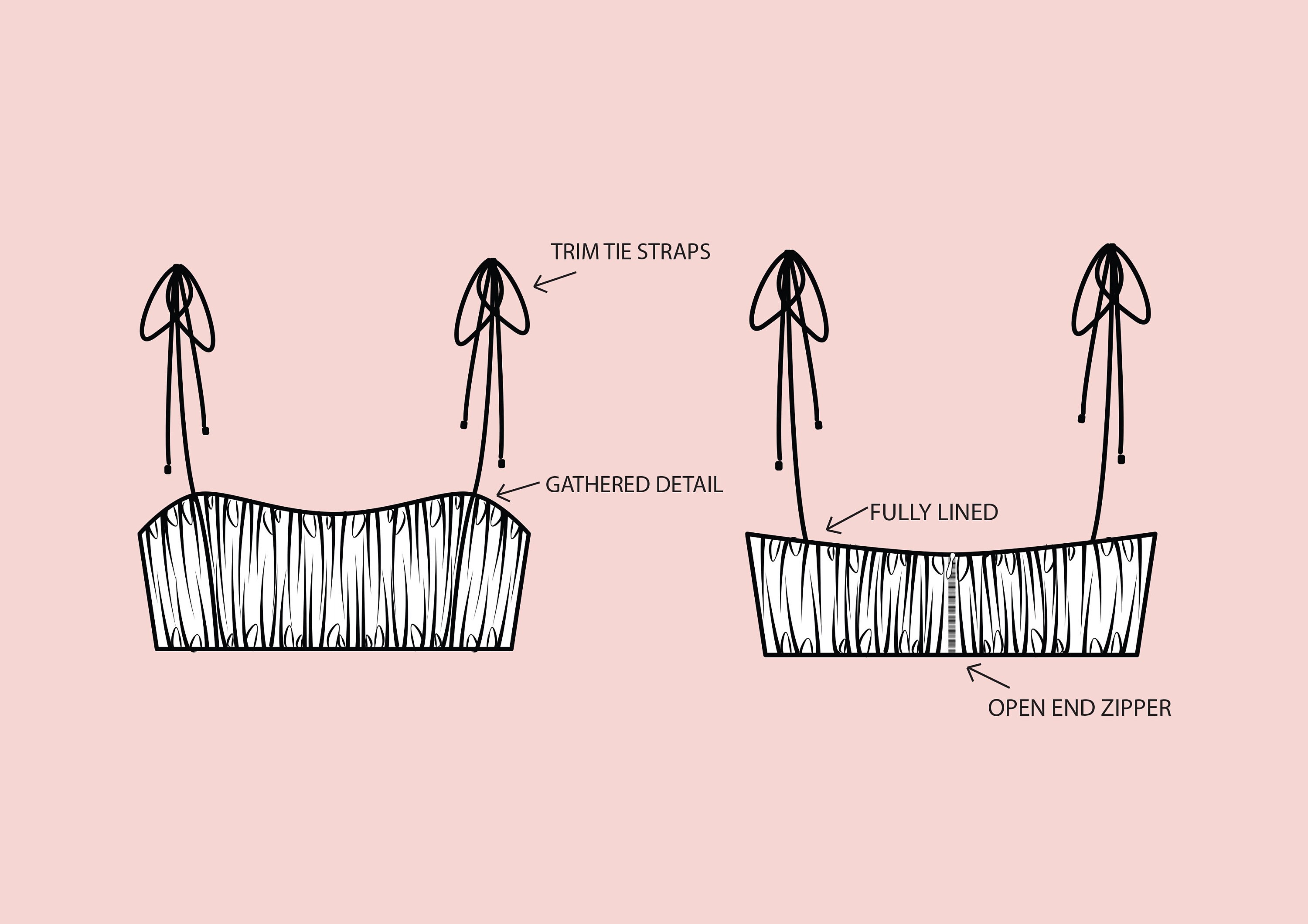 Women's Ruffle Bralette Crop Top Ladies Downloadable - Etsy