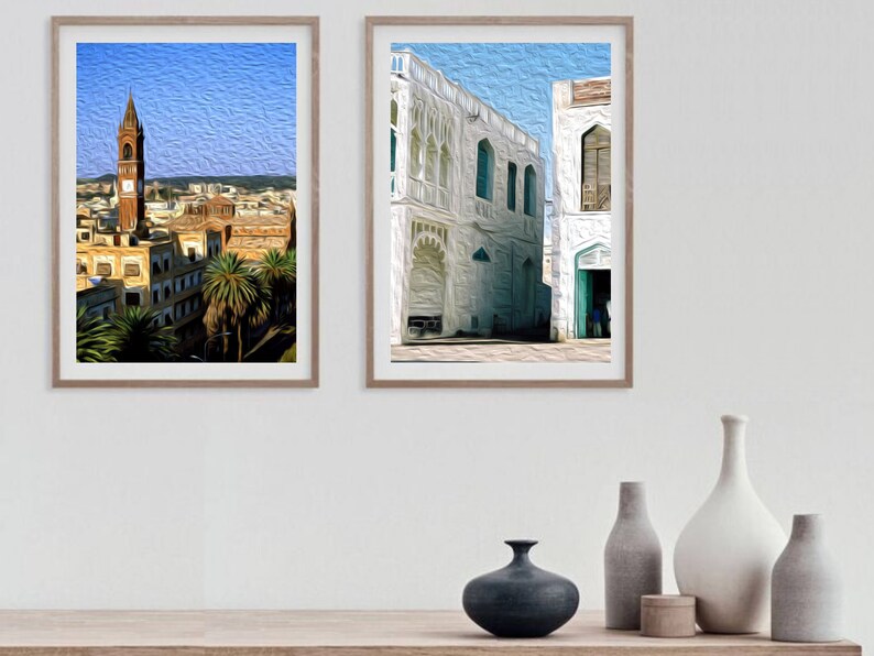 Eritrea Poster, Asmara and Massawa Posters, City Wall Art, City Digital ...