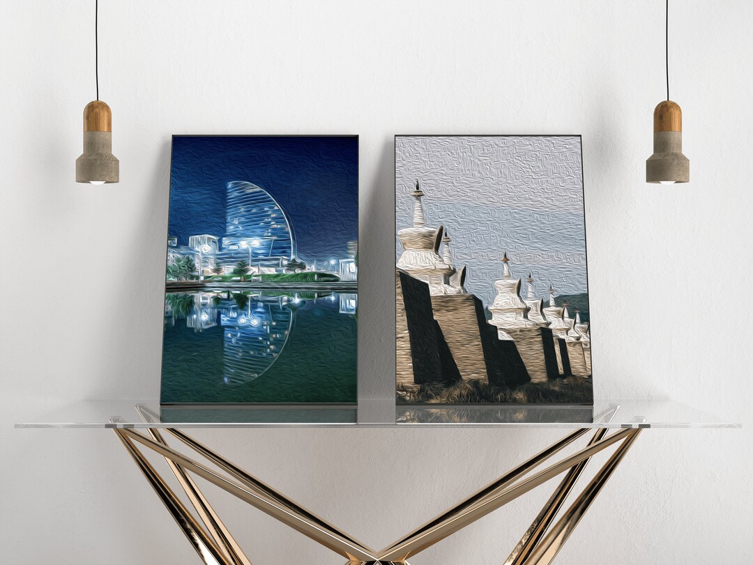 Mongolia Poster, Ulaanbaatar and Kharkhorin Posters, City Wall Art ...