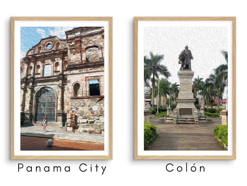 Panama Poster, Panama City and Colón Posters, City Wall Art, City ...