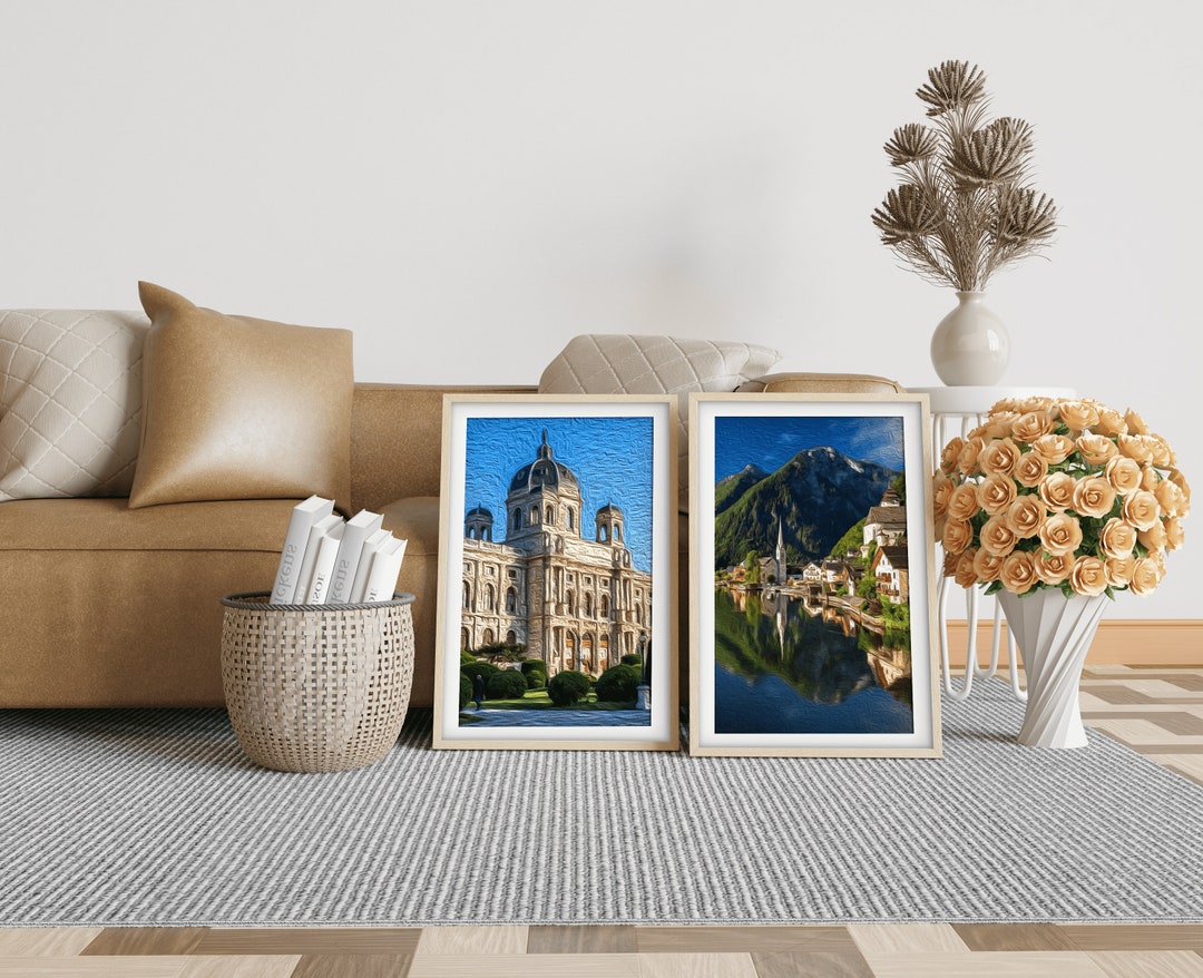 Austria Poster, Vienna and Hallstatt Posters, City Wall Art, City ...