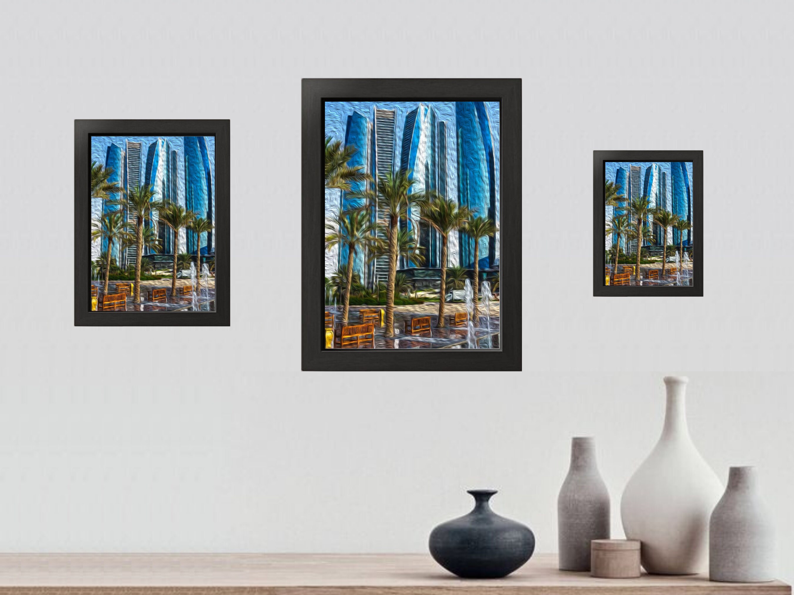UAE Poster, Abu Dhabi and Dubai Posters, City Wall Art, City Digital ...