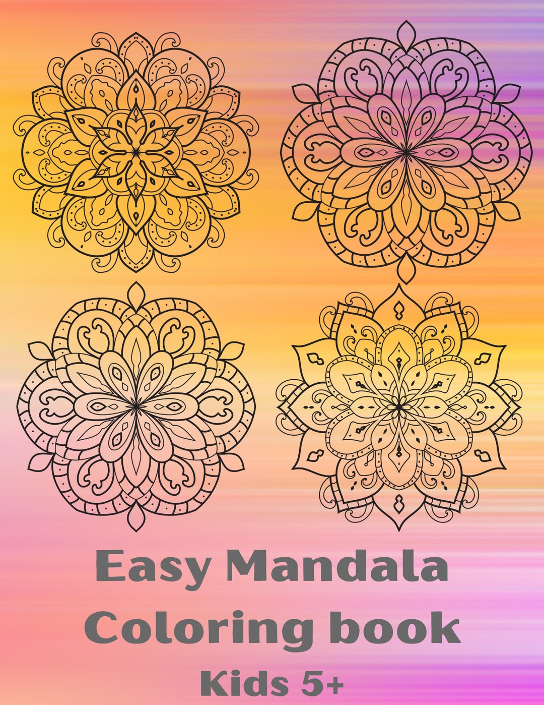 50 Easy Printable Mandala Coloring Pages for All Ages Kids Teens and ...