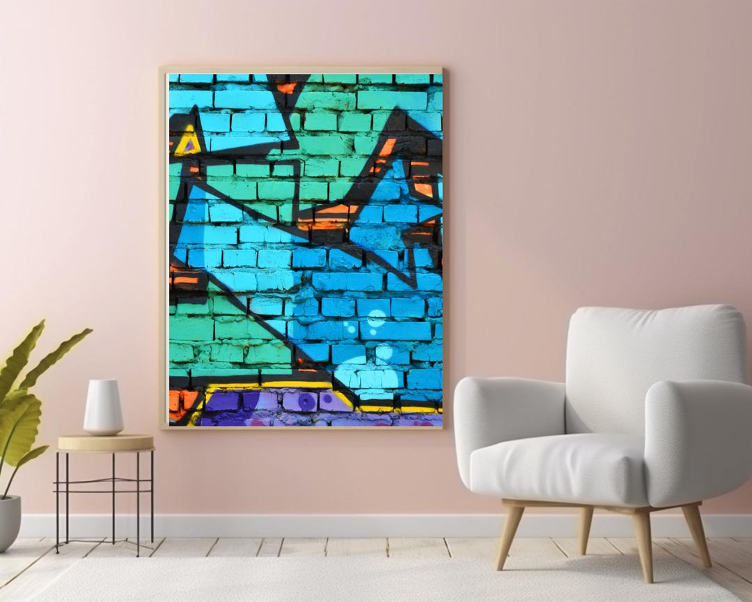 Calm Waves: Blue Adult Coloring Canvas Print Blue Coloring Abstract ...