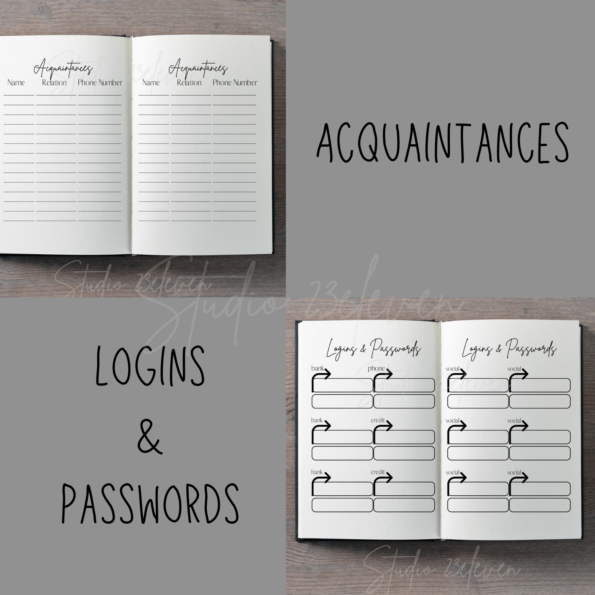 Printable Instant Digital Download. in Case I Go Missing - Etsy