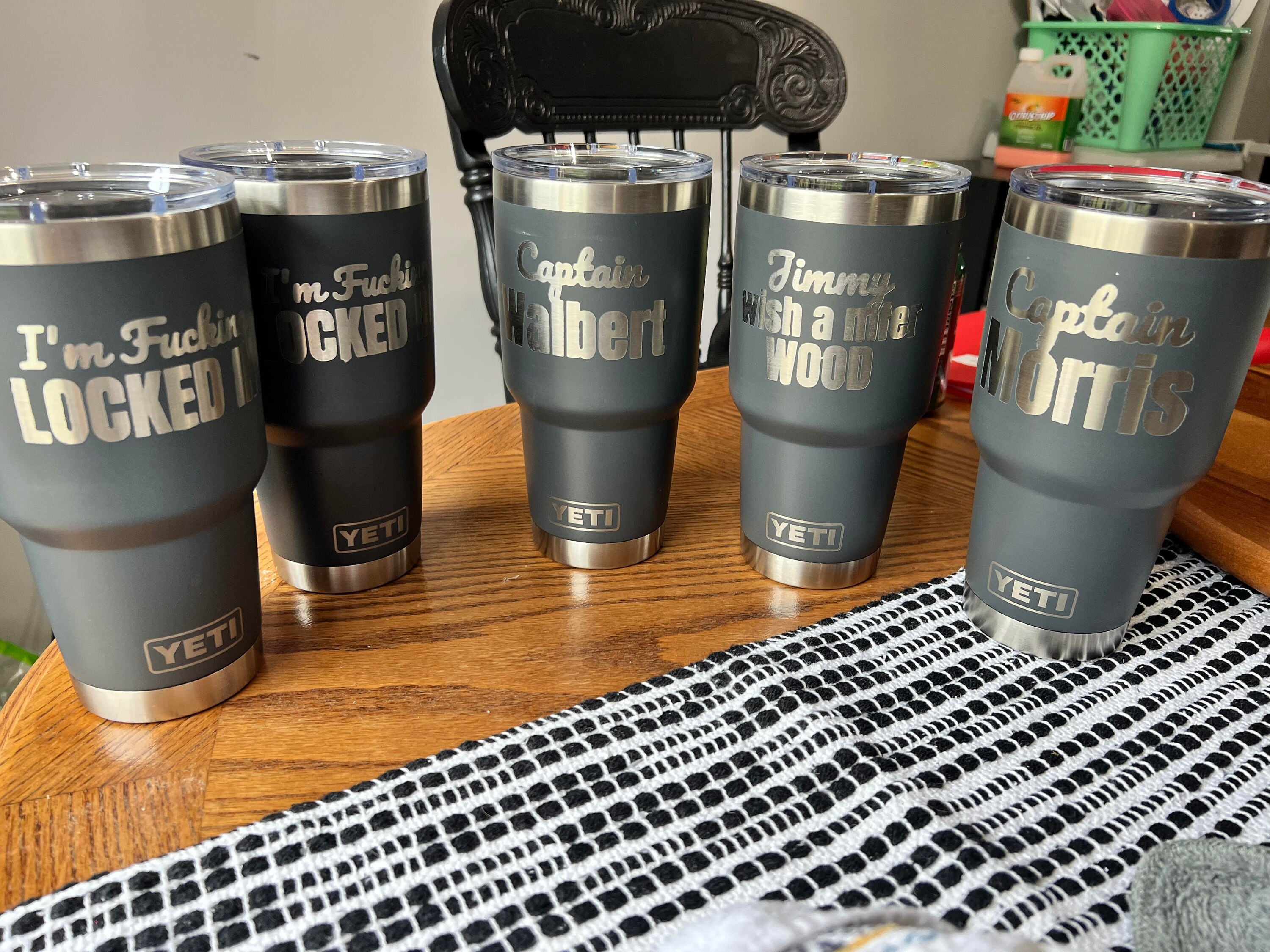 Engraved Yeti Gift. Custom Yeti Rambler Cup. Personalized Gift for Him ...