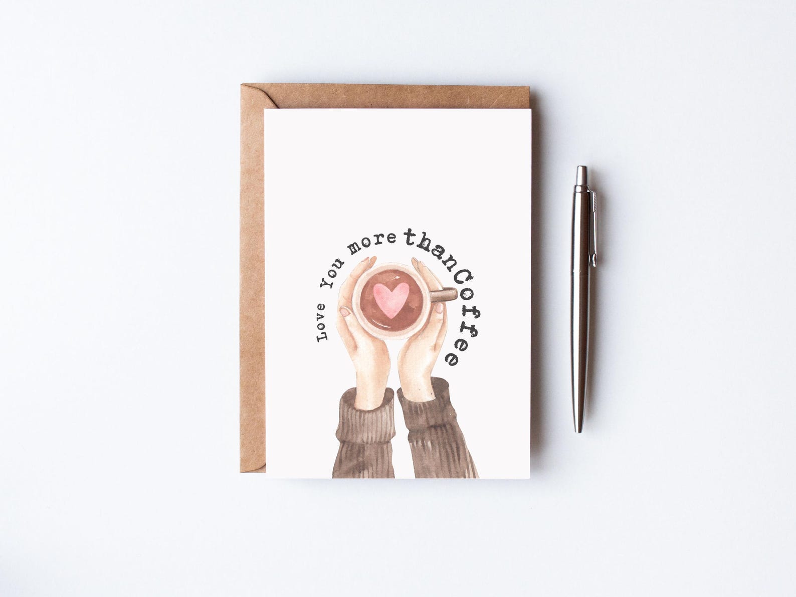 Love Card, Printable Card, Instant Download, PDF, Greeting Card, Card ...