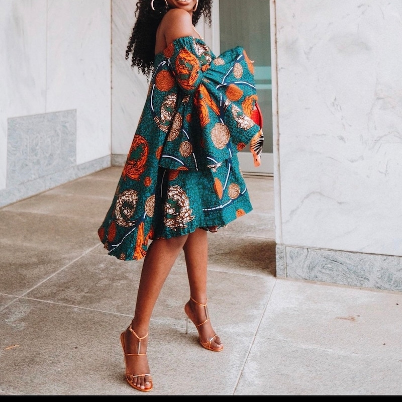 Ankara Summer Dress - Etsy