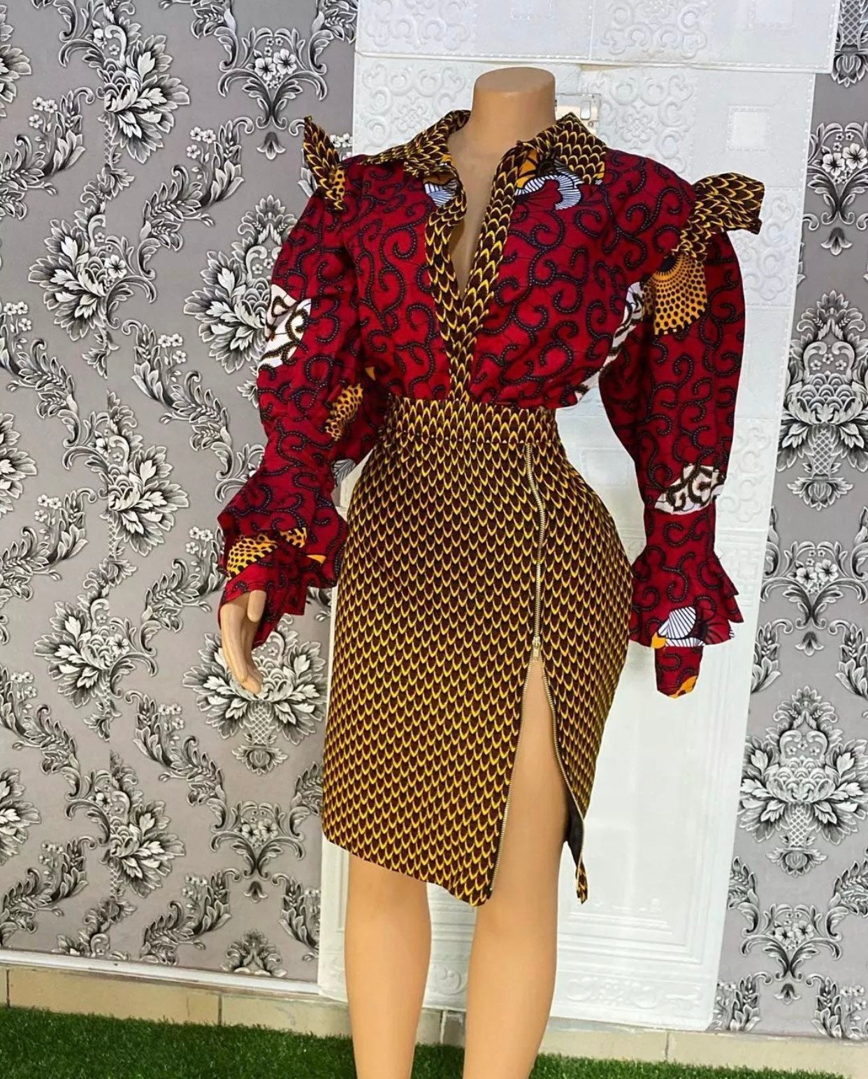 Ankara Gown African Gown African Prom Dress African Print - Etsy