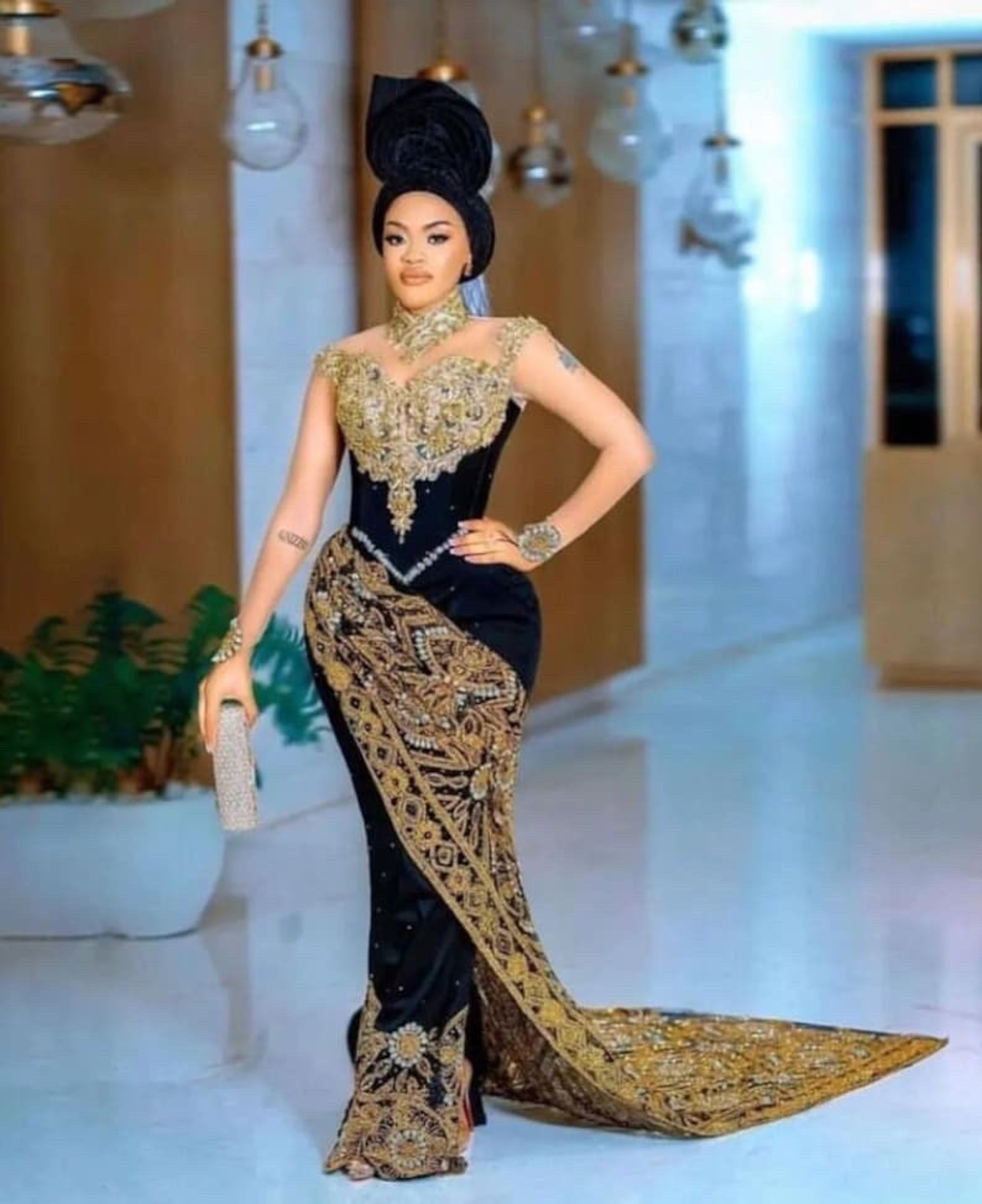 Couple African Outfit, African Couple Engagement Outfit,ankara Gown ...