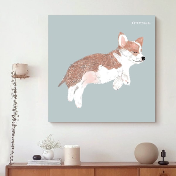 Corgi Paint by Number - Etsy