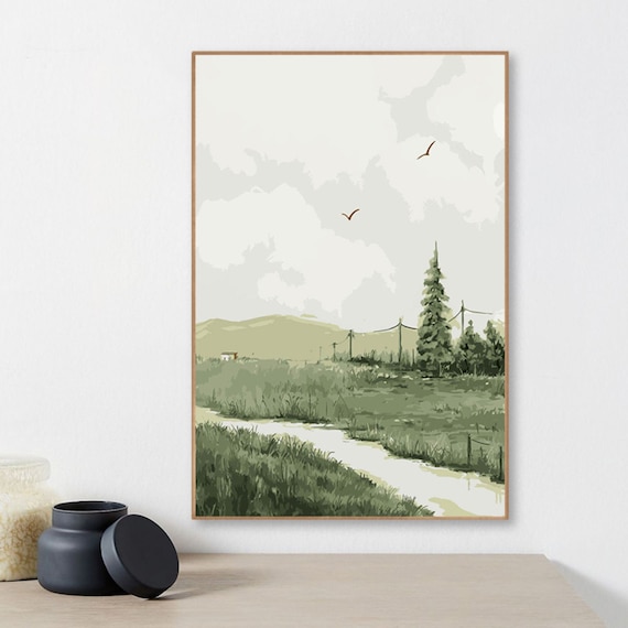 Paint by Number Nature View Paint by Number Kit Adult - Etsy