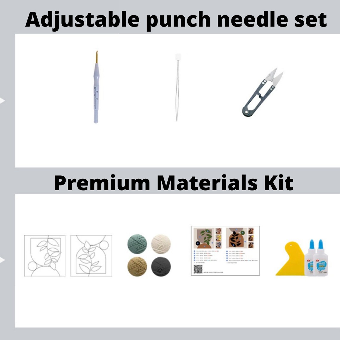 Beginner Punch Needle Kit-punch Needle Start Kit With - Etsy