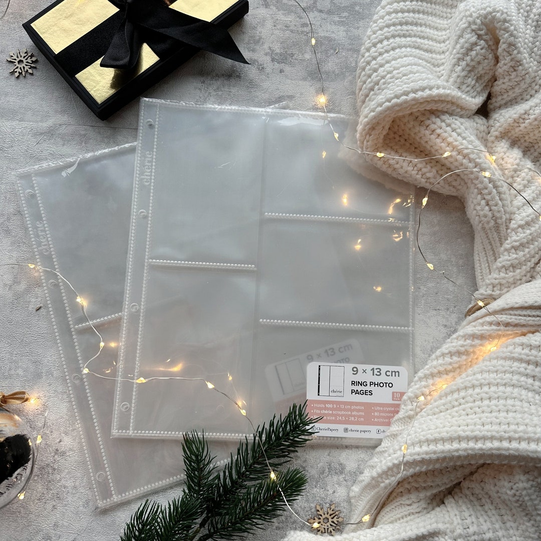 10pcs Sleeve Set for 9x13 Cm Photos Sheets for Photo Albums Refills for ...