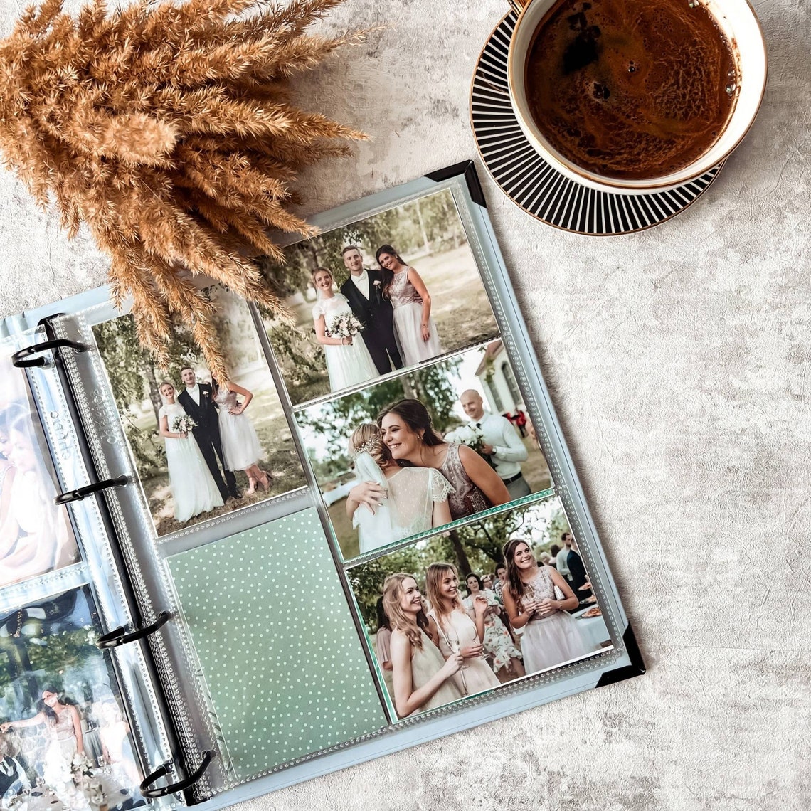 Scrapbook Kit With Refill Sleeves A4 Ring Binder Album With Photo ...