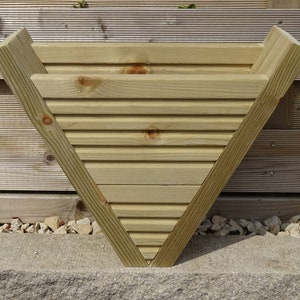 Wooden Garden Planter MIDI Wall/fence Hanging - Etsy UK