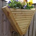 Wooden Garden Planter MIDI Wall/fence Hanging - Etsy UK
