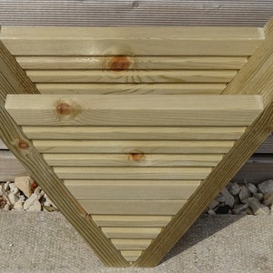 Wooden Garden Planter MIDI Wall/fence Hanging | Etsy UK