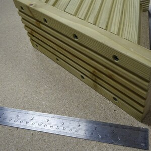 Wooden Garden Planter MIDI wall/fence Hanging | Etsy