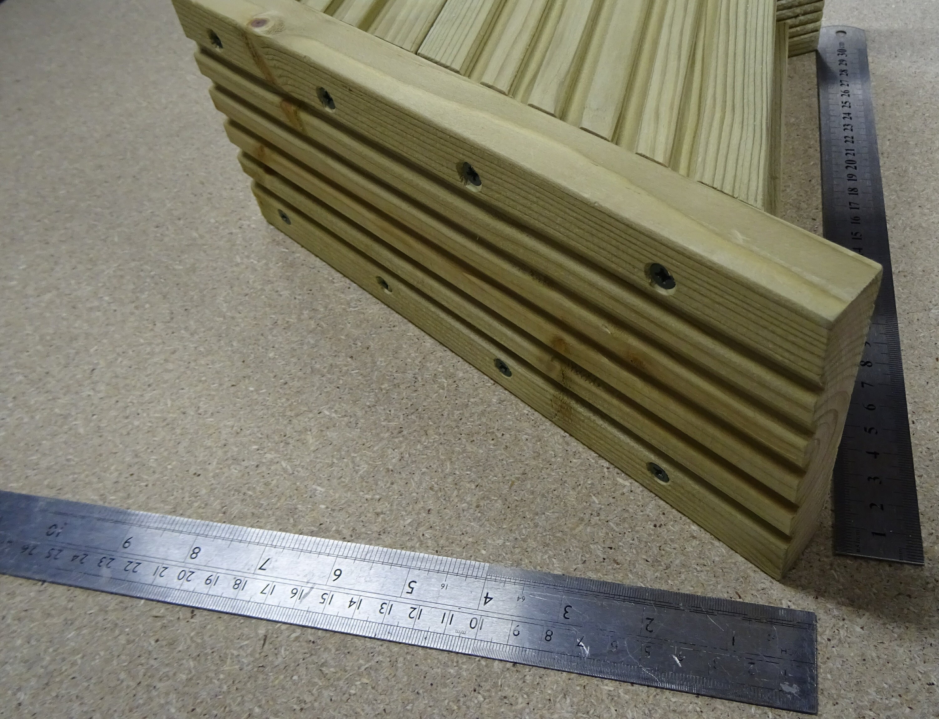 Wooden Garden Planter MIDI wall/fence Hanging | Etsy