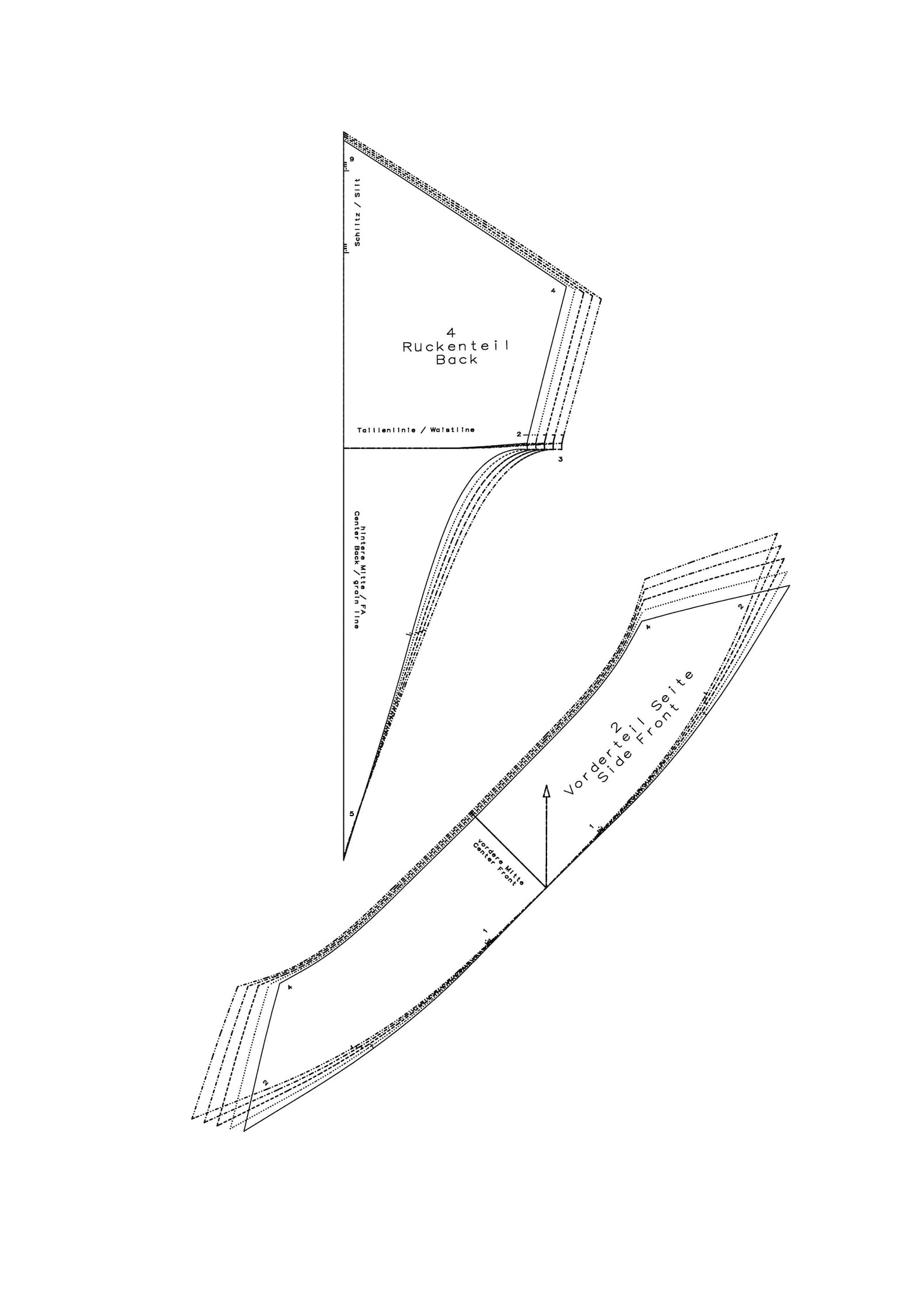 Vintage Pattern 30s - Art Deco Gown - Formal 30s Dress - off Shoulder ...