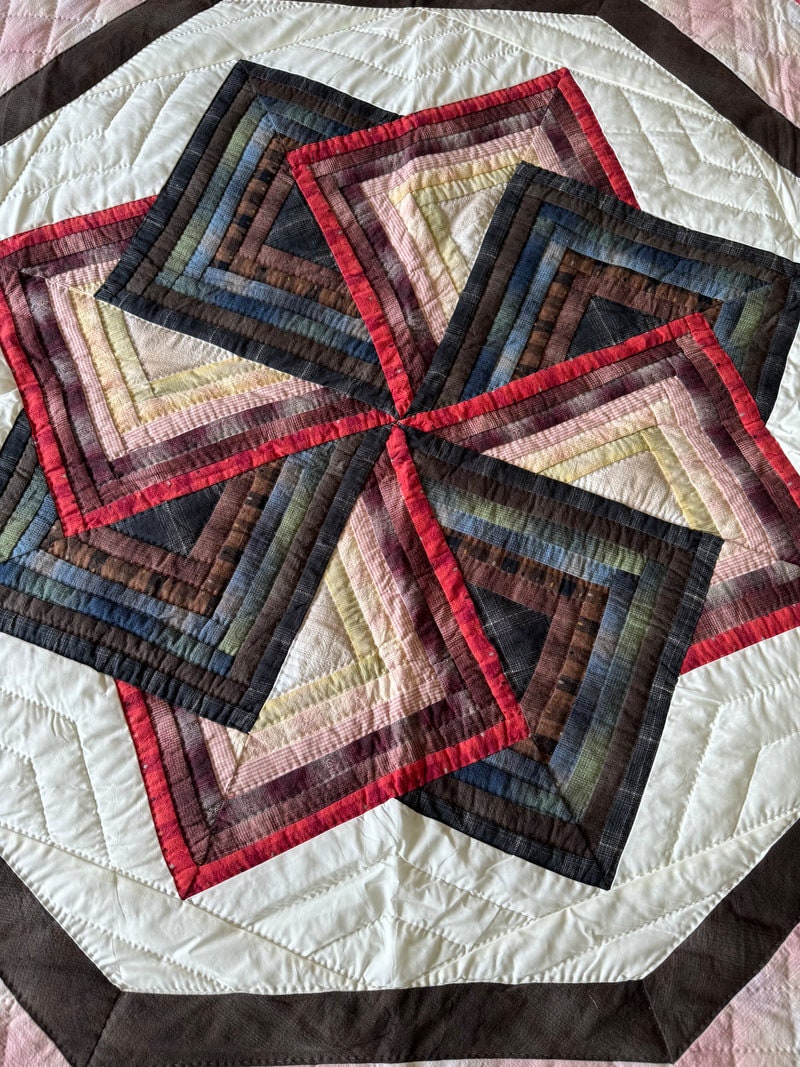 Handmade Amish Quilt Spin Star Quilt for Sale - Etsy