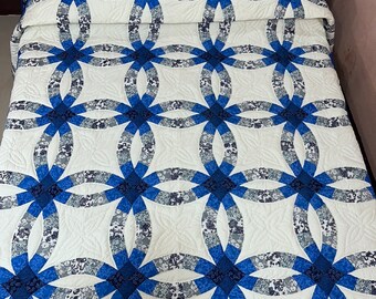 Amish Wedding Ring Quilt - Etsy