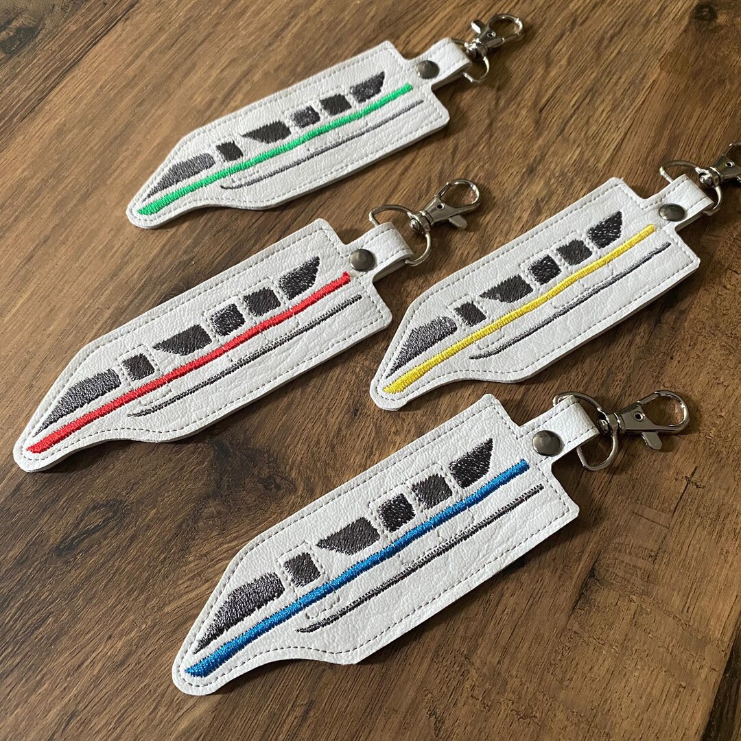 Oversized Vinyl, Monorail Luggage Key Fob. Vegan Friendly - Etsy