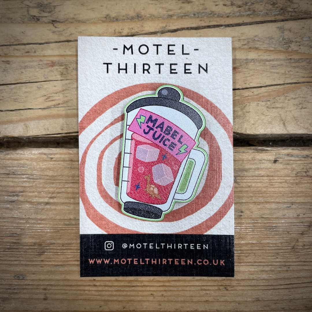 Mabel Juice Gravity Falls Inspired Eco-friendly Wooden Pin Badge - Etsy