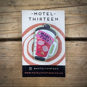 Mabel Juice Gravity Falls Inspired Eco-friendly Wooden Pin Badge - Etsy