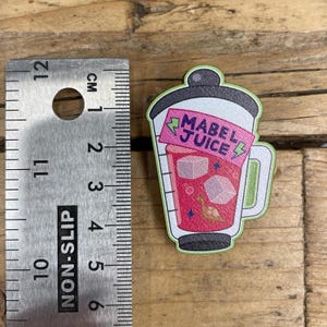Mabel Juice - Gravity Falls Inspired Eco-friendly Wooden Pin Badge - Etsy