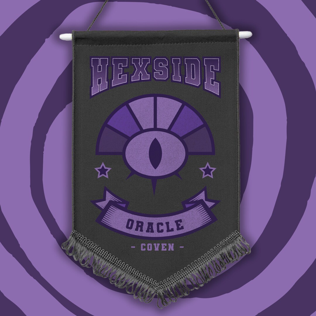 Hexside Oracle Coven Pennant Wall Hanging - Etsy