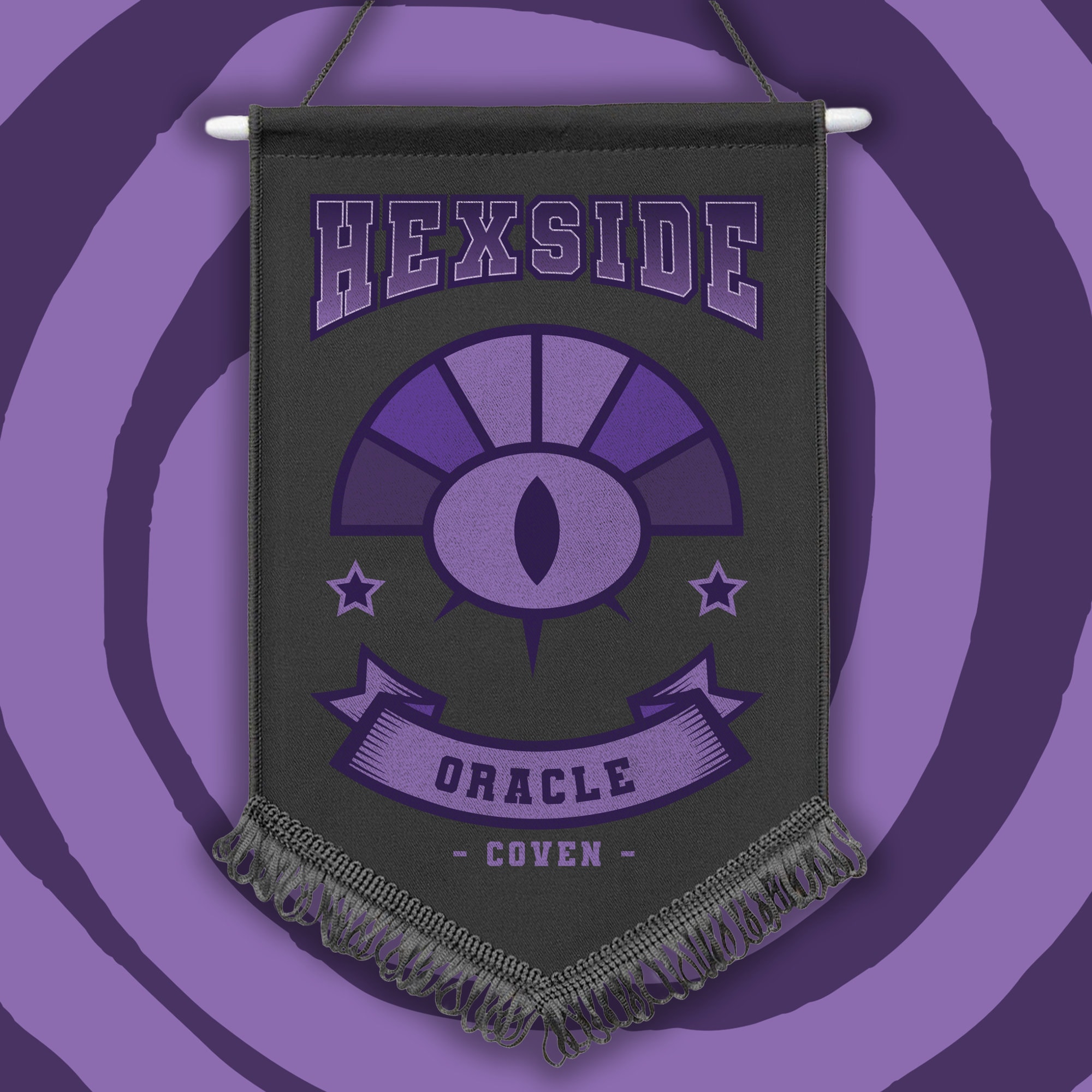 Hexside Oracle Coven Pennant Wall Hanging - Etsy