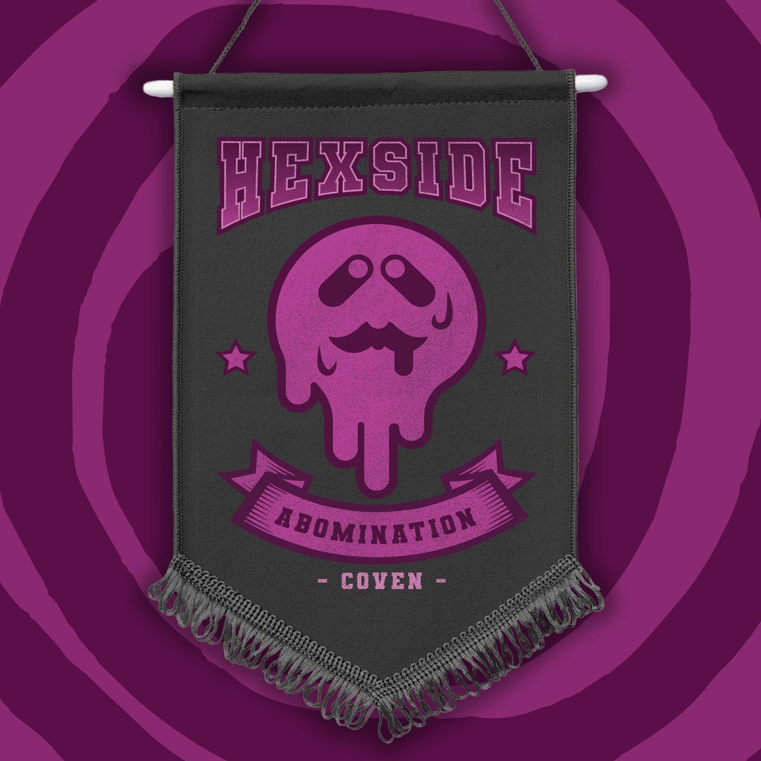 Hexside Abomination Coven Pennant Wall Hanging - Etsy