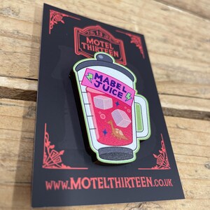 Mabel Juice - Gravity Falls Inspired Eco-friendly Wooden Pin Badge - Etsy