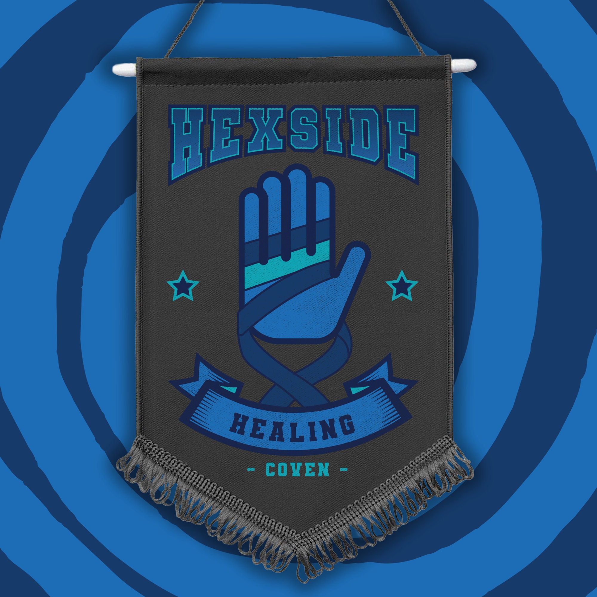 Hexside Healing Coven Pennant Wall Hanging - Etsy