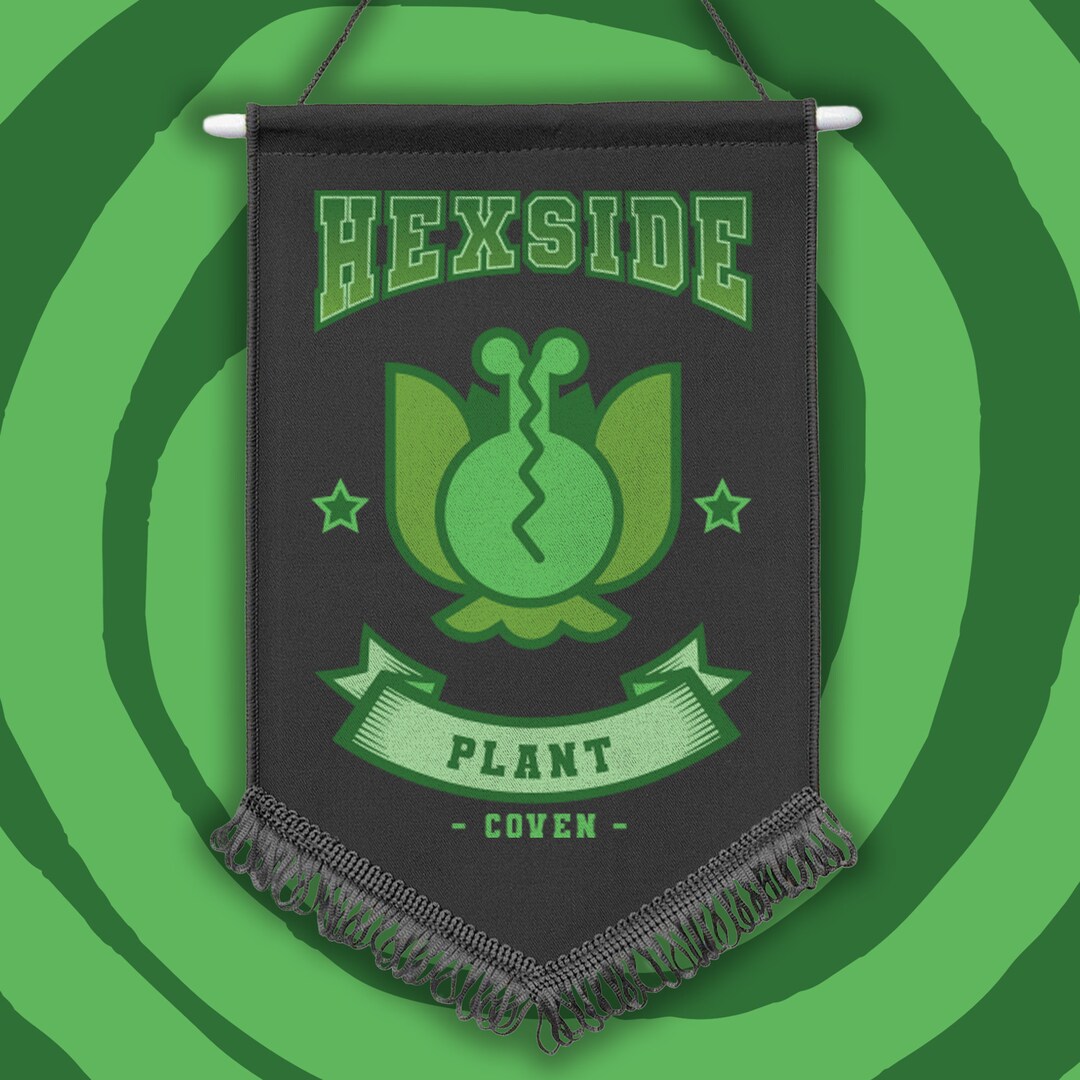 Hexside Plant Coven Pennant Wall Hanging - Etsy